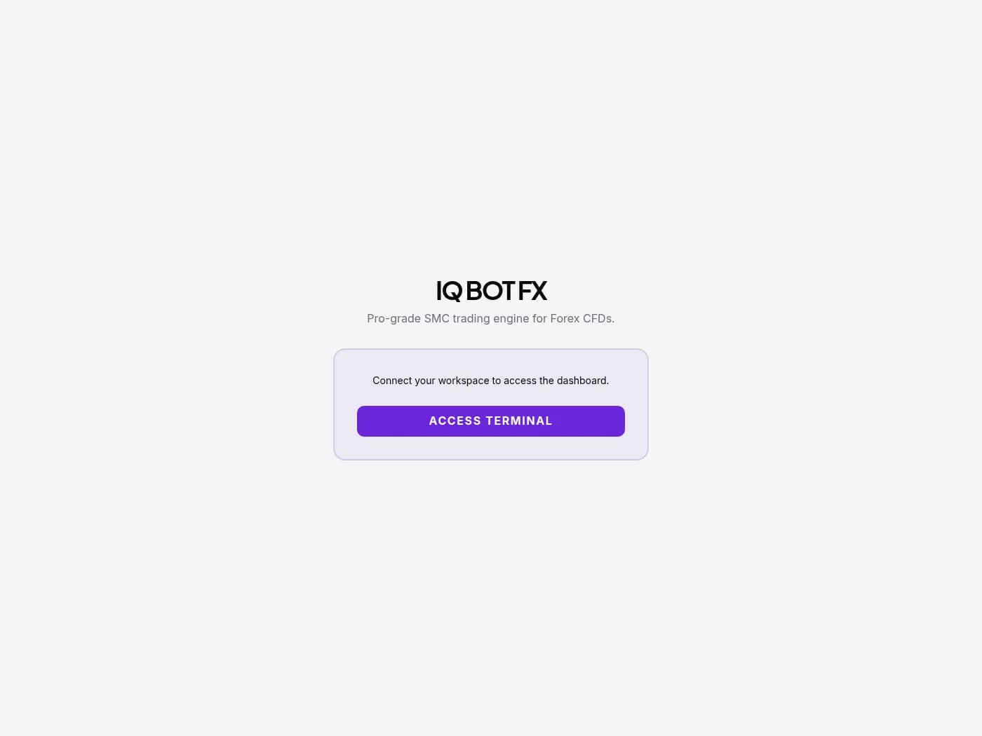 IQ Bot FX Dashboard