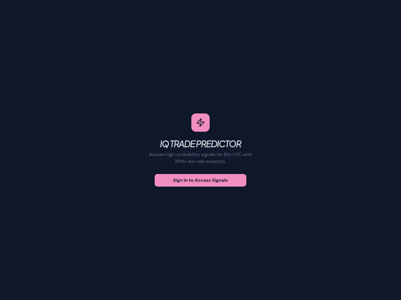IQ Option Trade Predictor