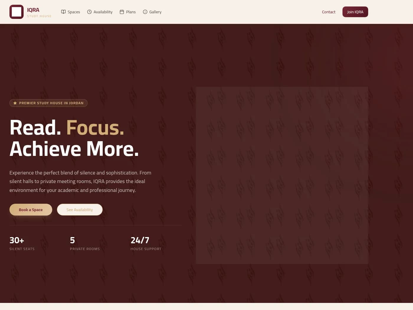 IQRA Study House Web