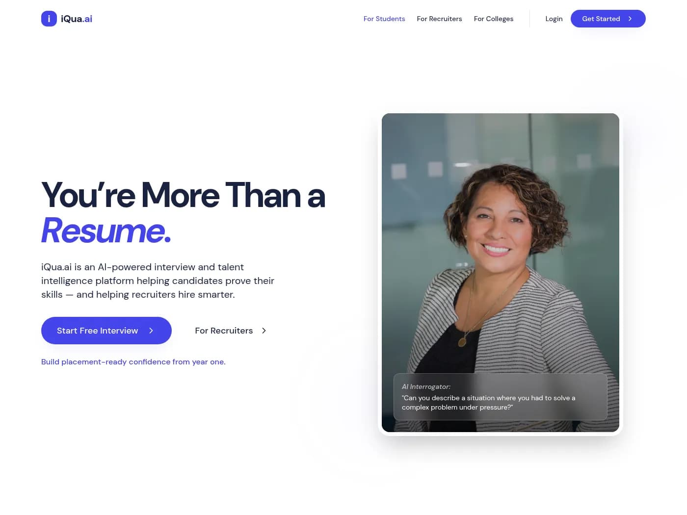 iQua.ai Premium SaaS Site