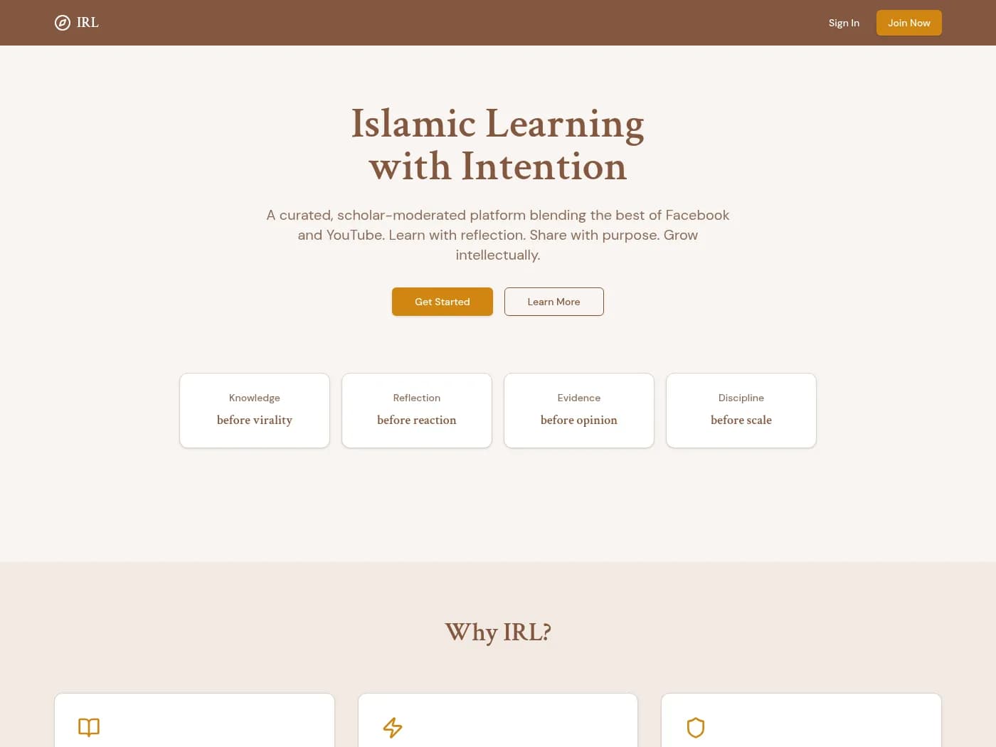 IRL Islamic Learning Hub