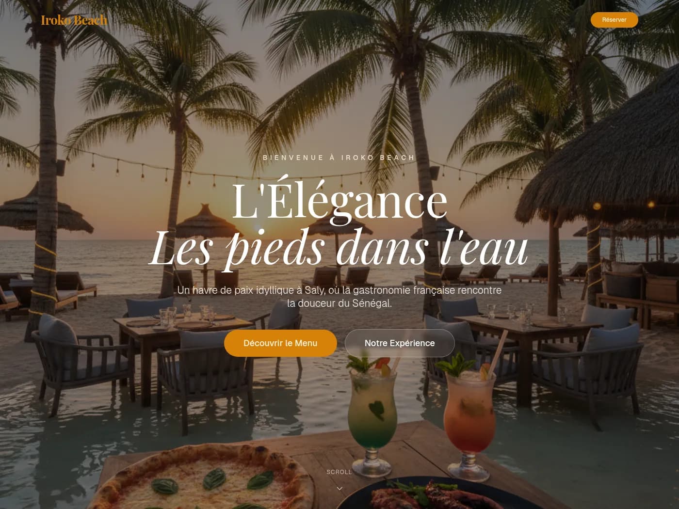 Iroko Beach Restaurant Web