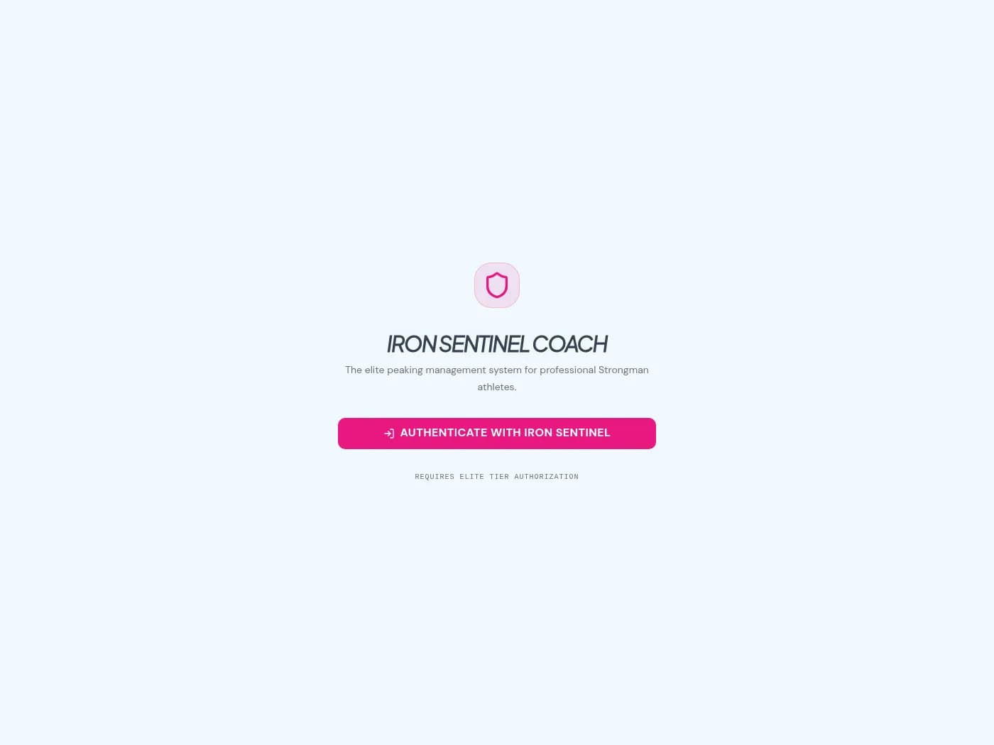 Iron Sentinel Coach