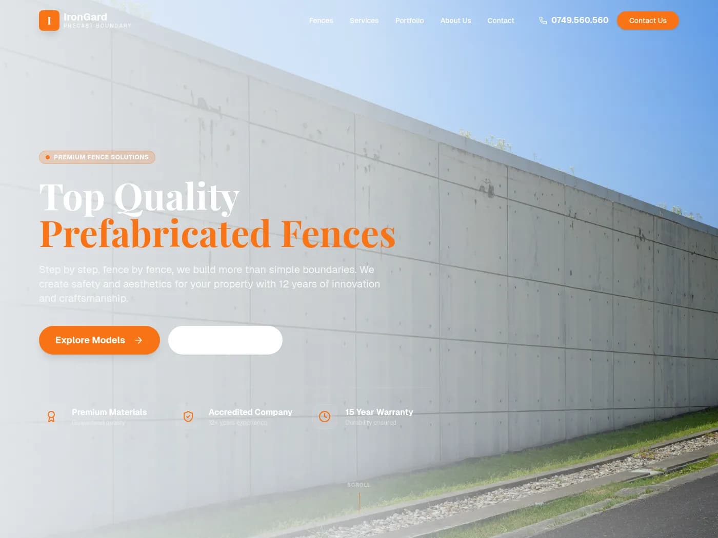 IronGard Fence Webpage