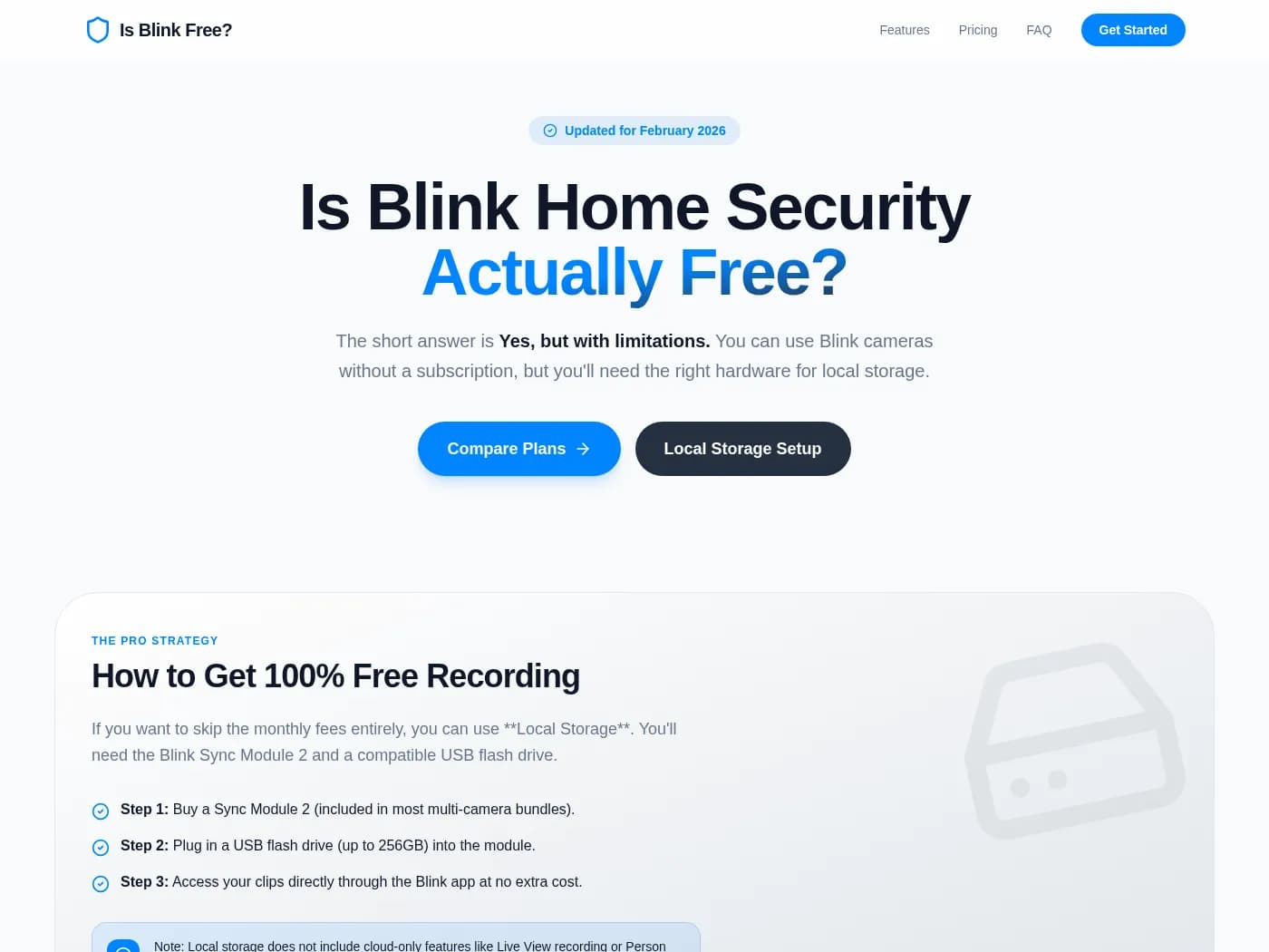 Is Blink Free?