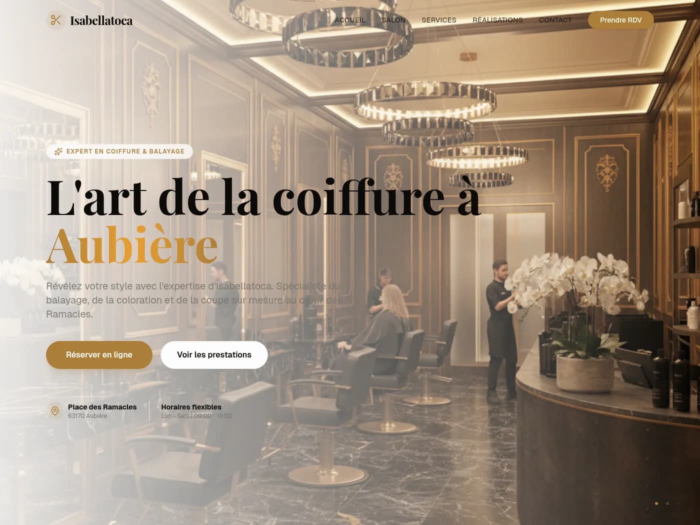 Isabellatoca Hair Salon Site