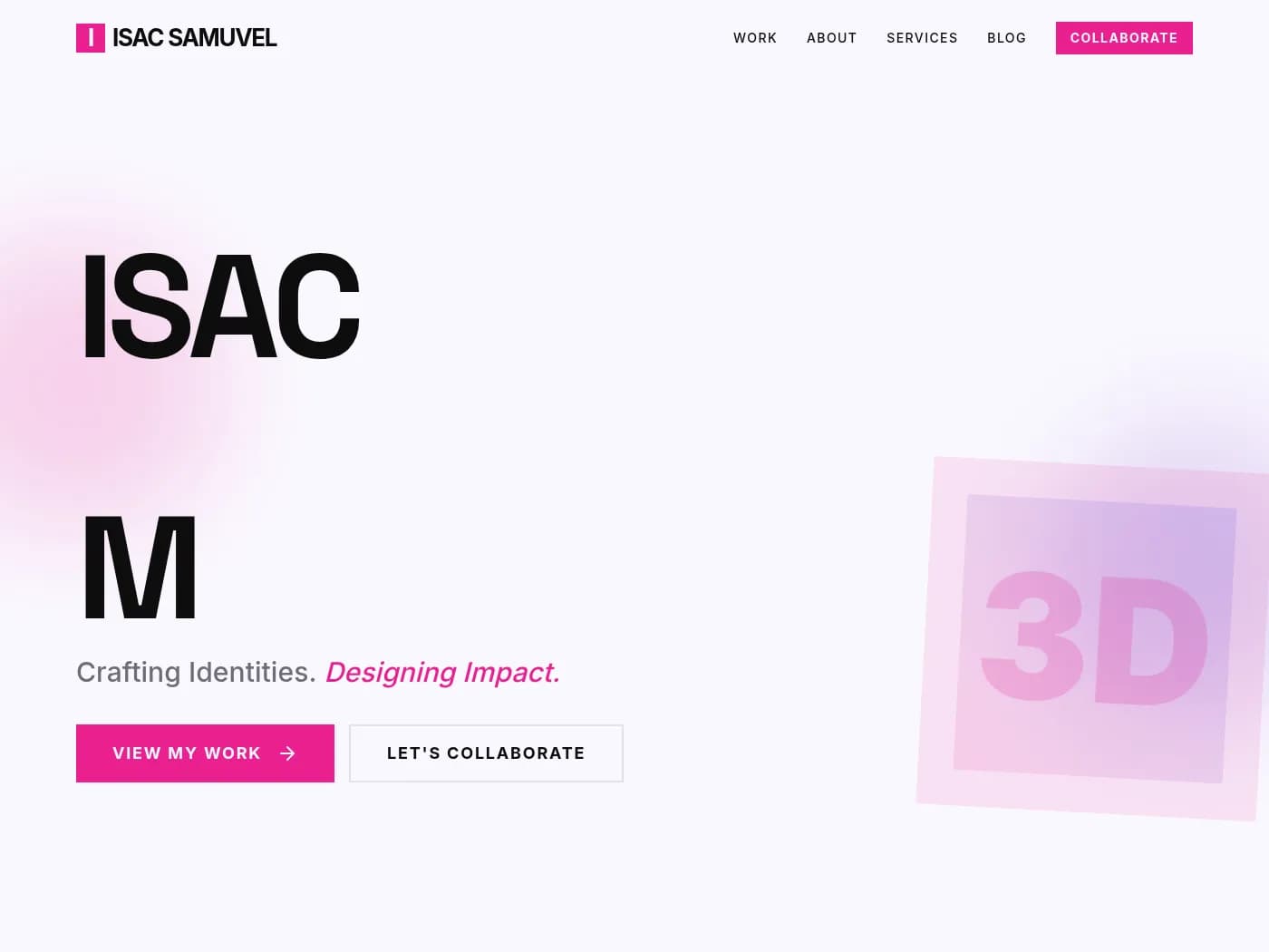 Isac Samuvel Portfolio