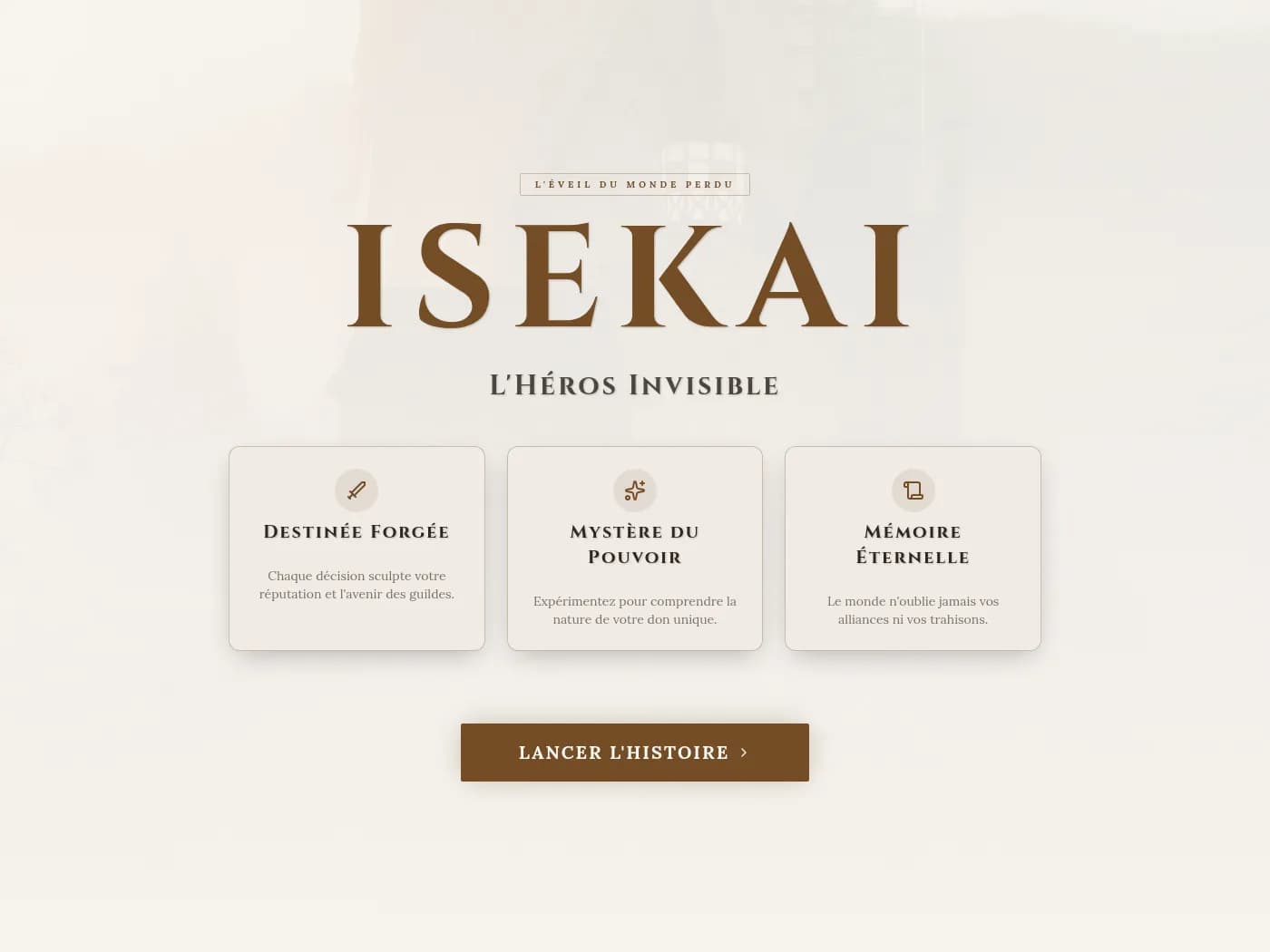 Isekai AI Game Master