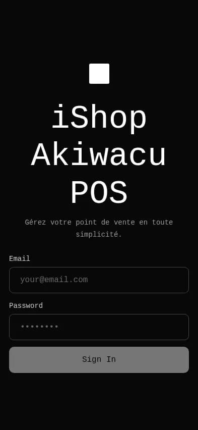 iShop Akiwacu POS Mobile