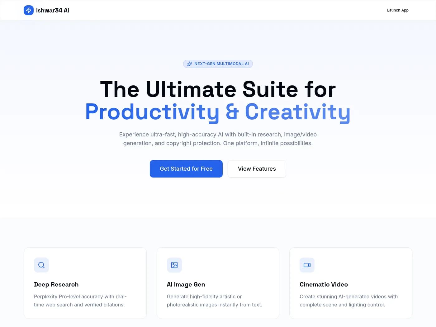Ishwar34 AI Suite