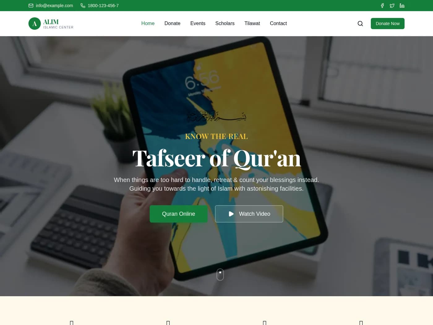Alim Islamic Center Clone