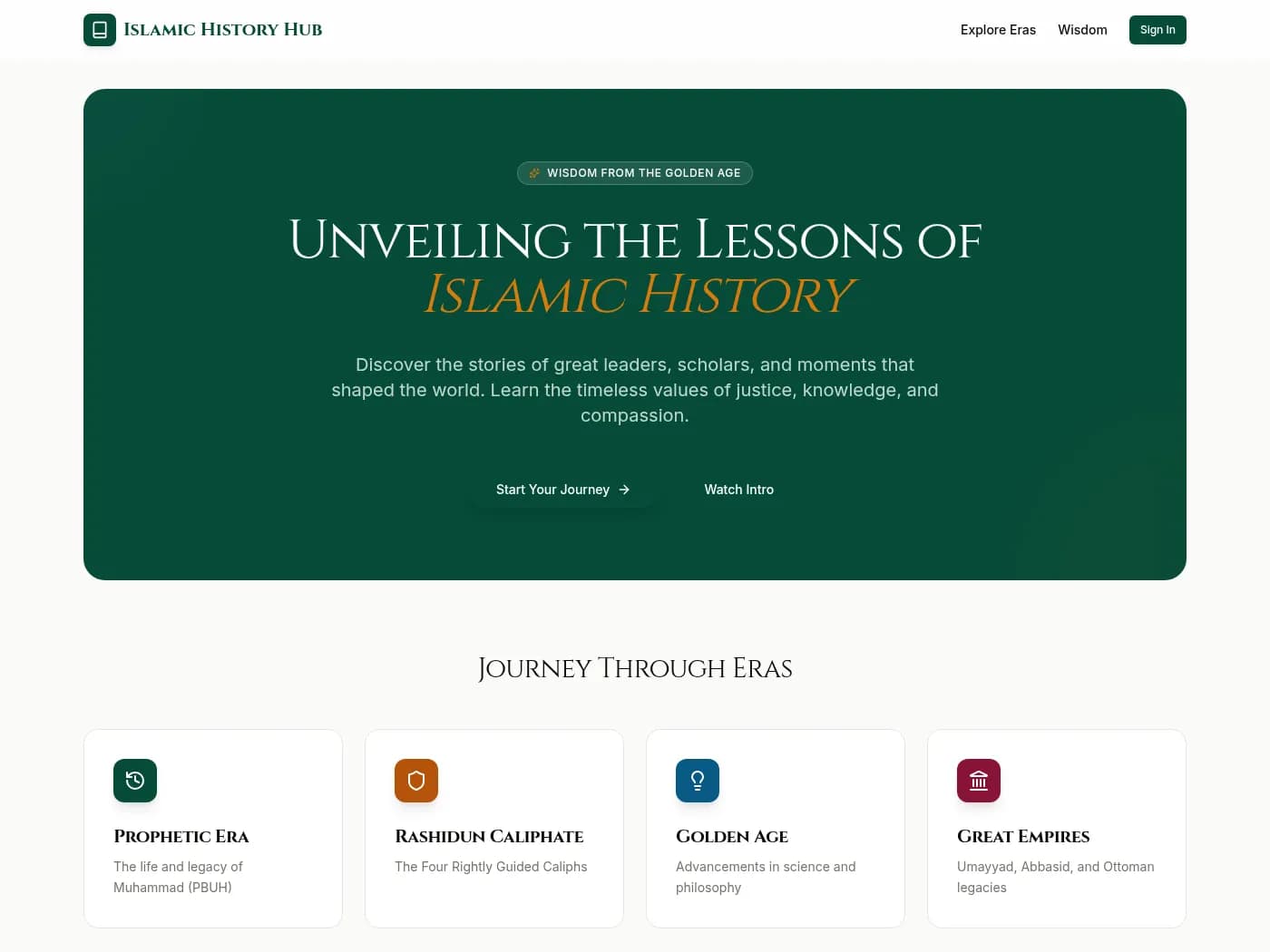 Islamic History Hub