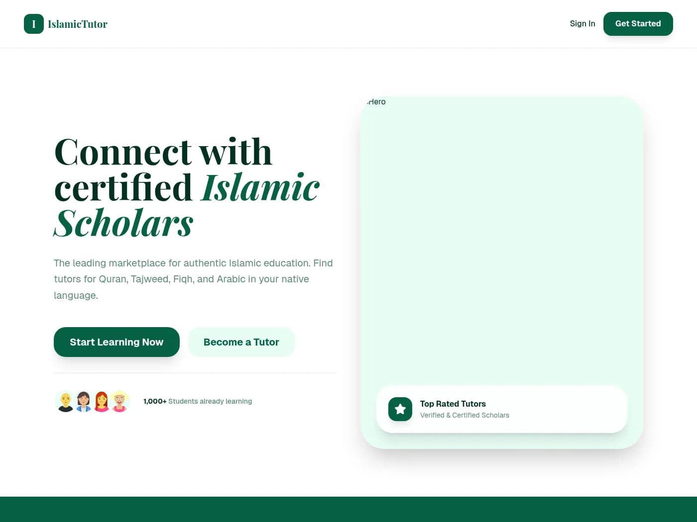 Islamic Tutor Marketplace