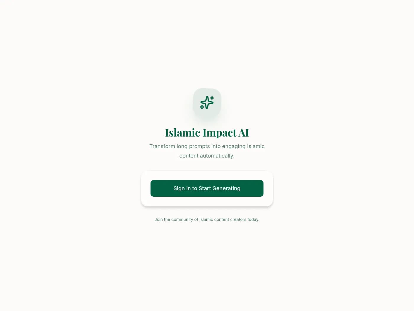 Islamic Impact Video AI