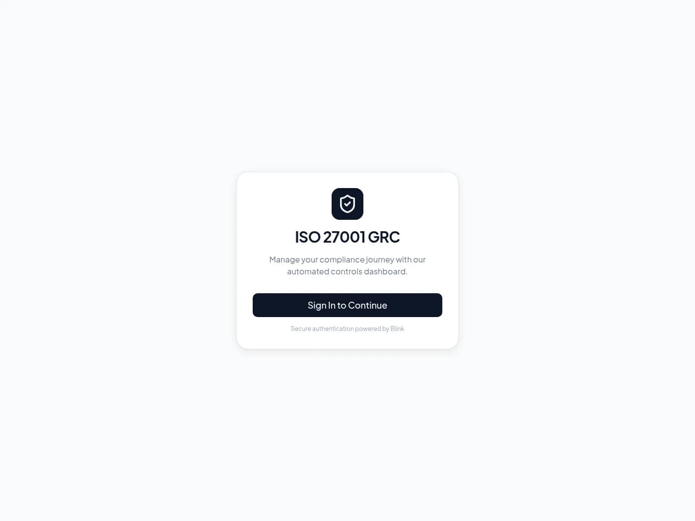 ISO27001 Controls Dashboard