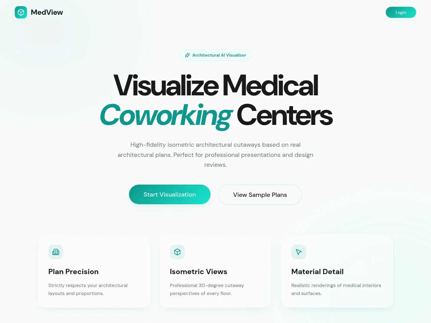 Isometric Medical Center Visualizer