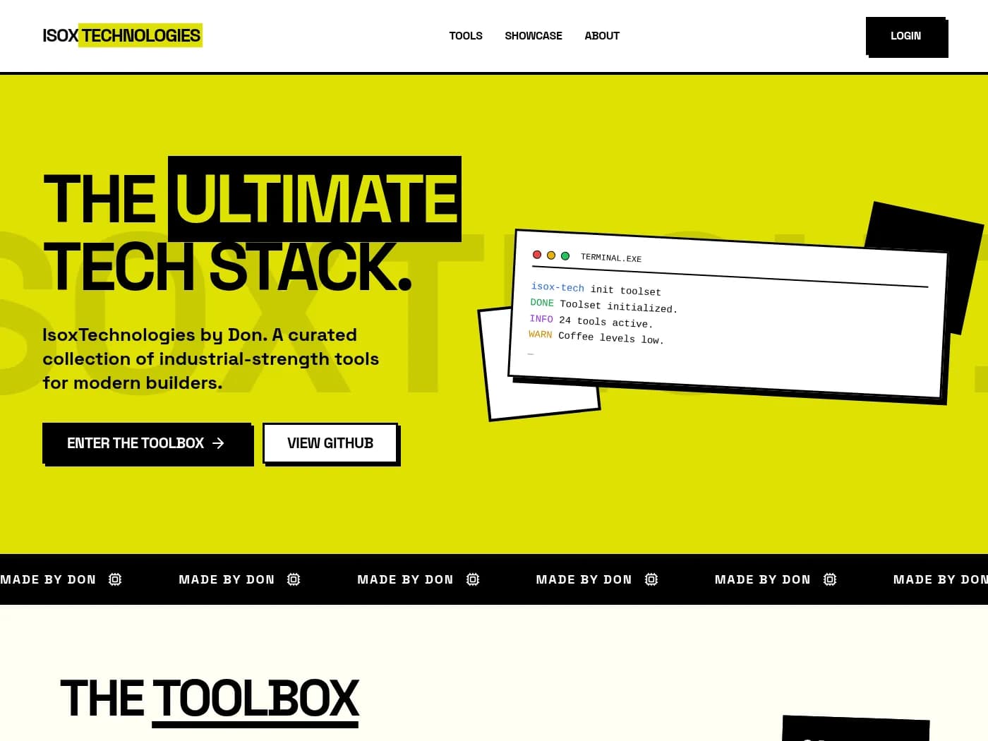 IsoxTechnologies App