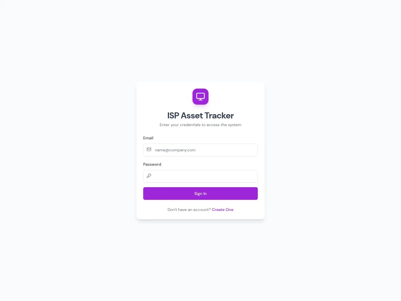 ISP Asset Tracker