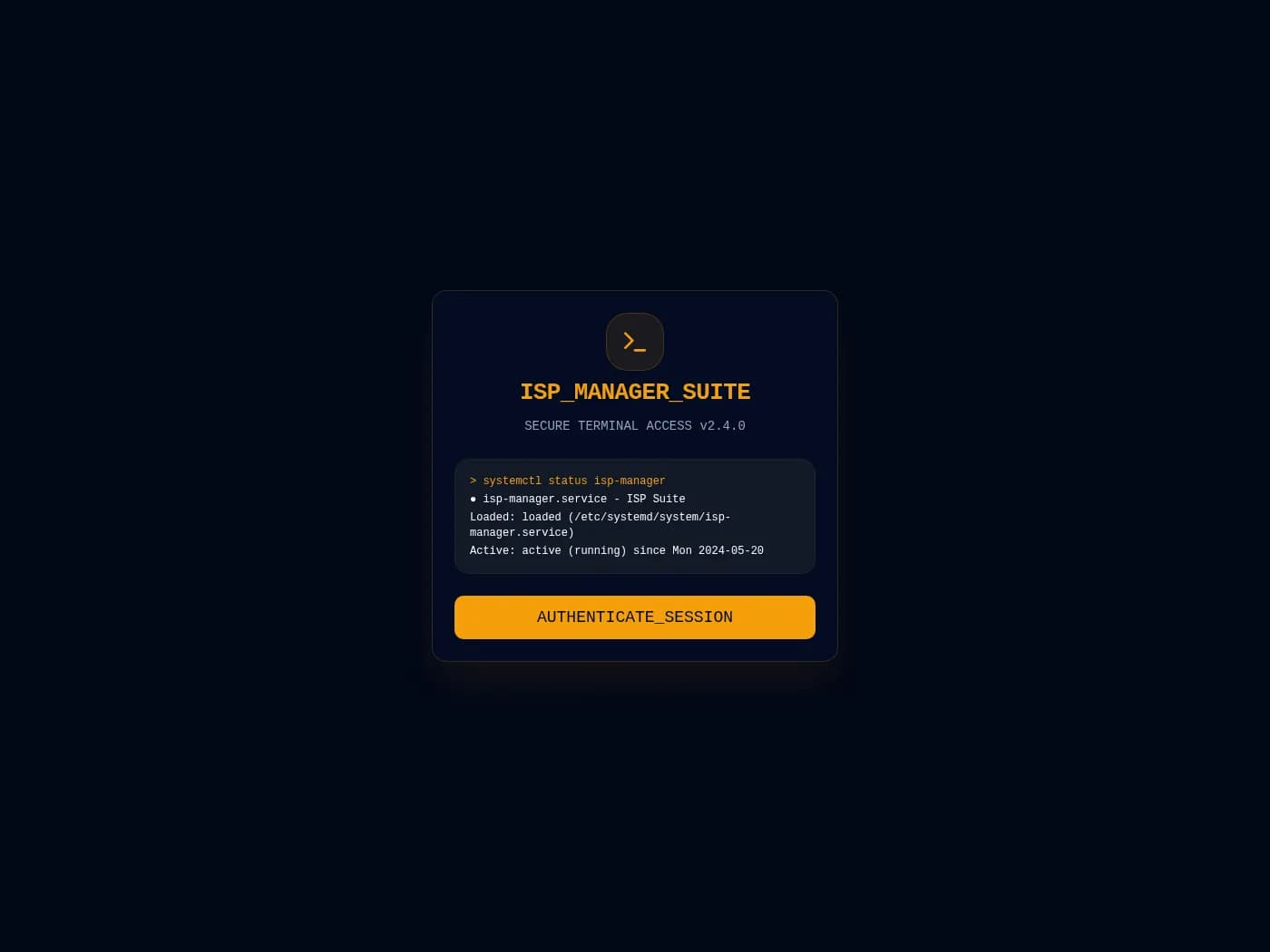 ISP Manager Suite