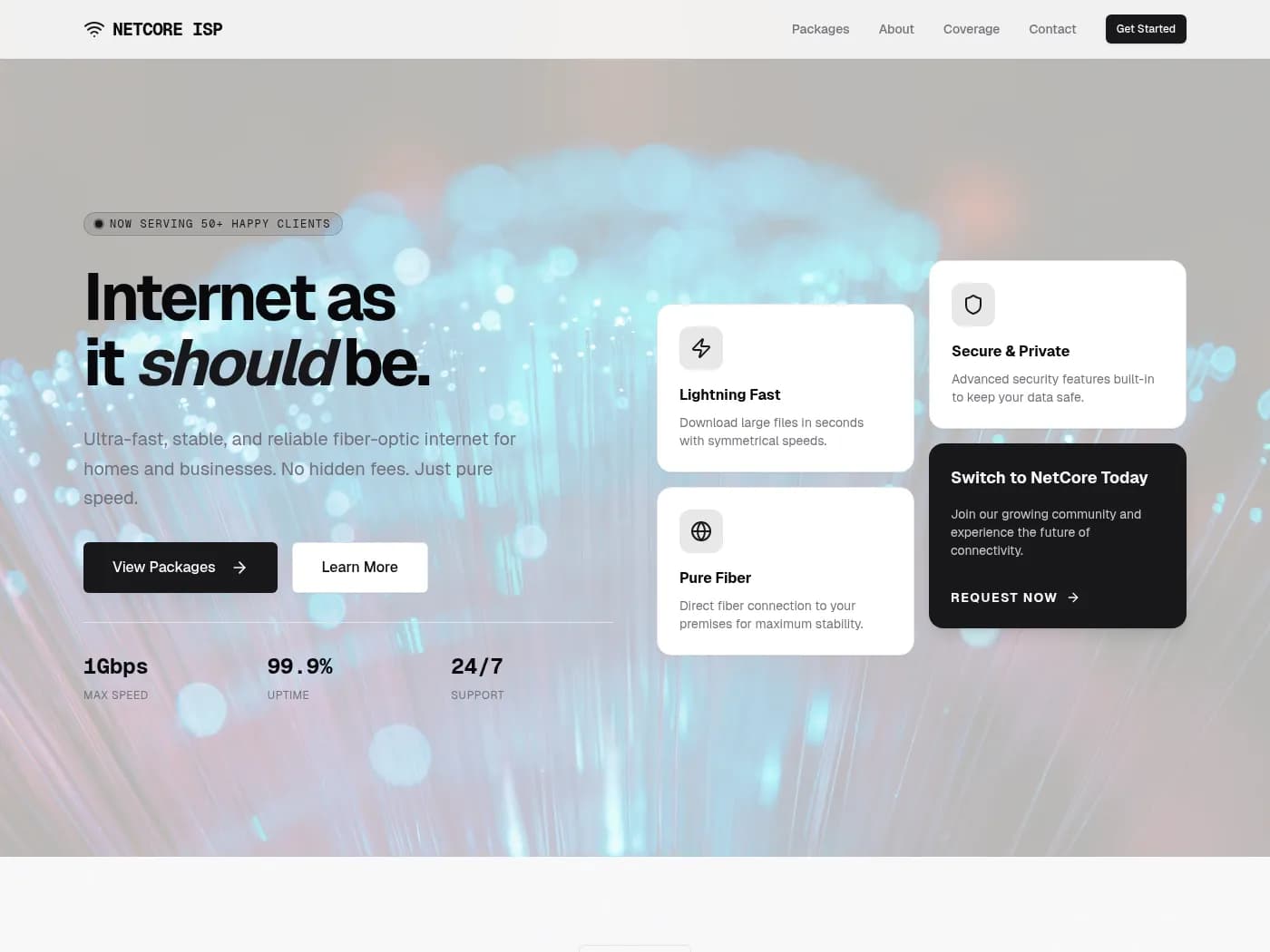 ISP Package Portal