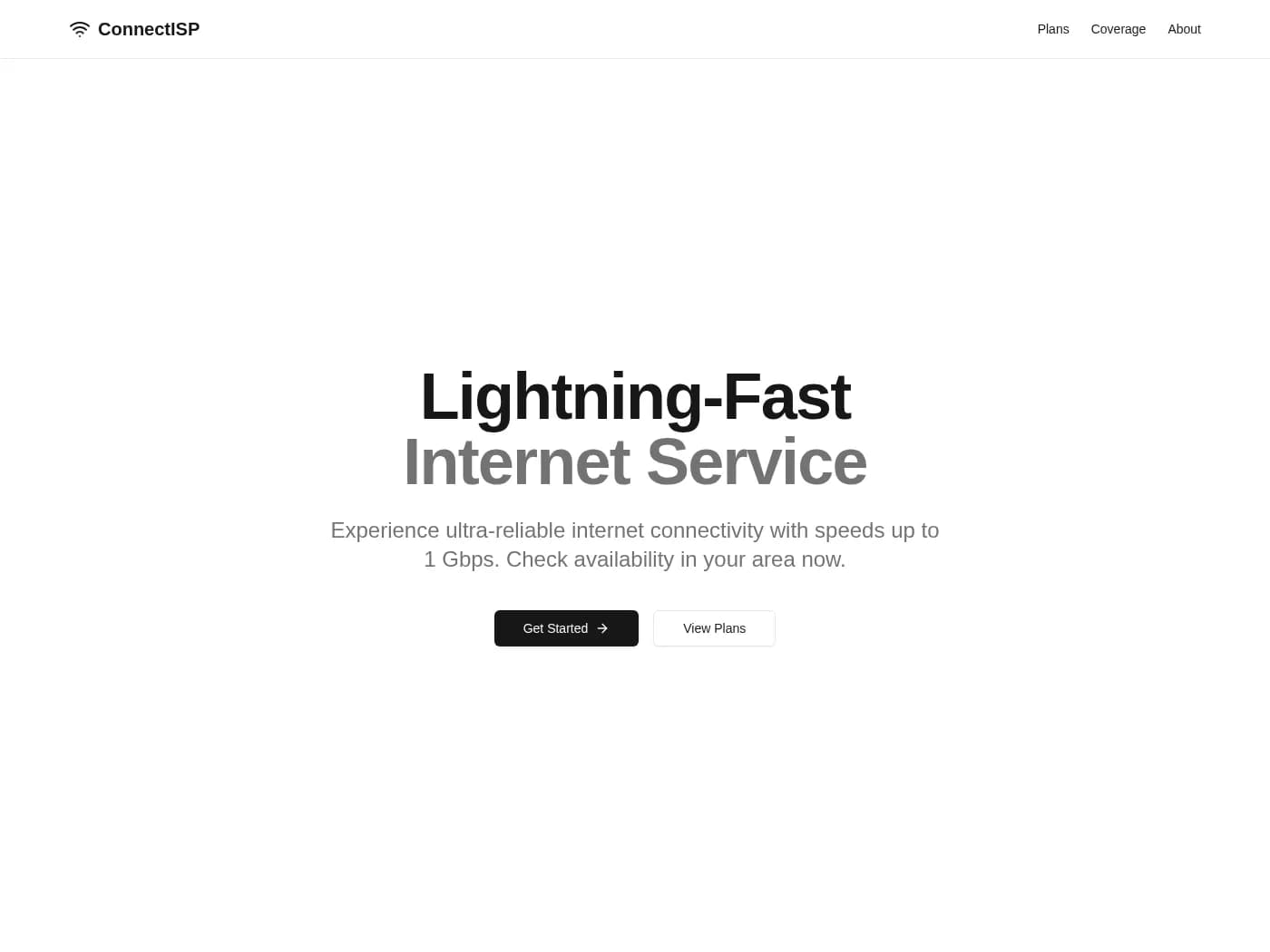 ISP Plan Quote Portal