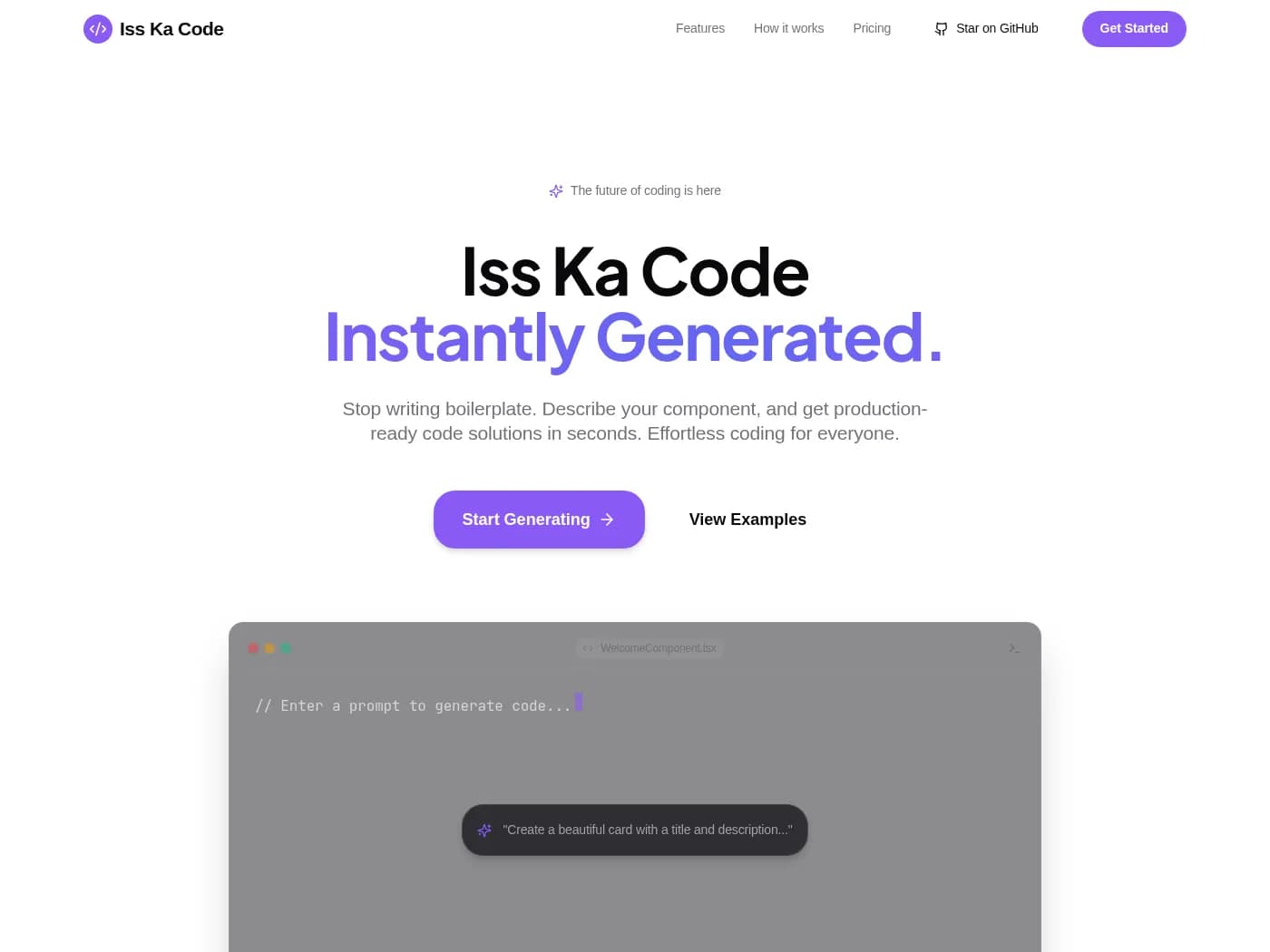 Iss Ka Code App