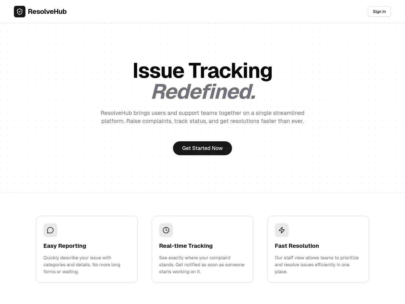 ResolveHub