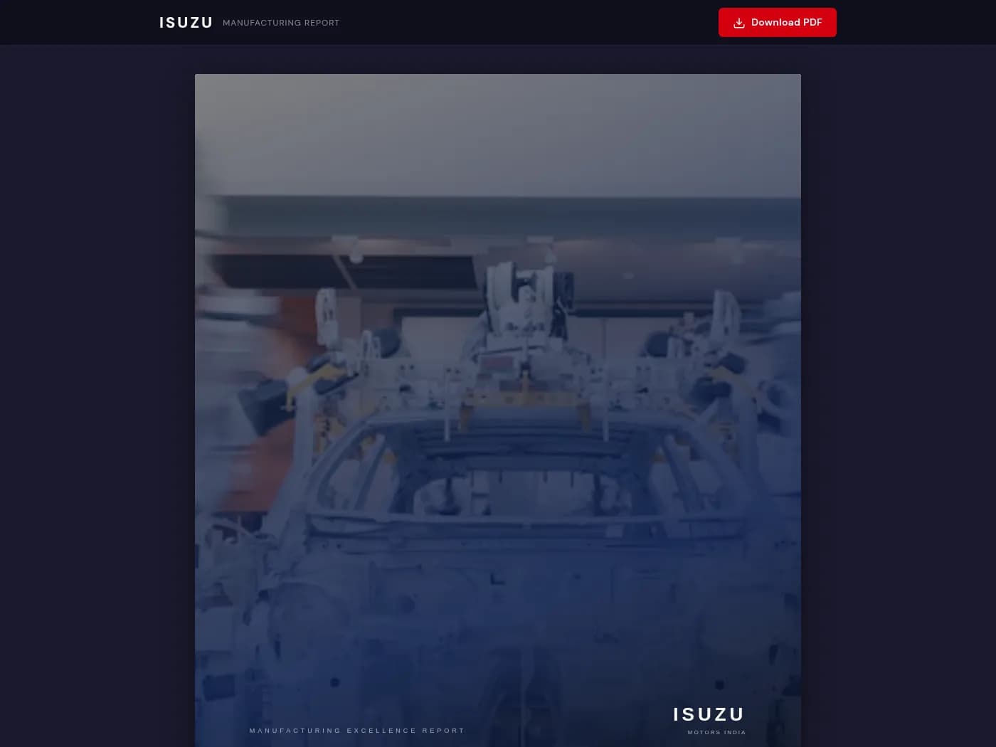 Isuzu Sricity PDF Report