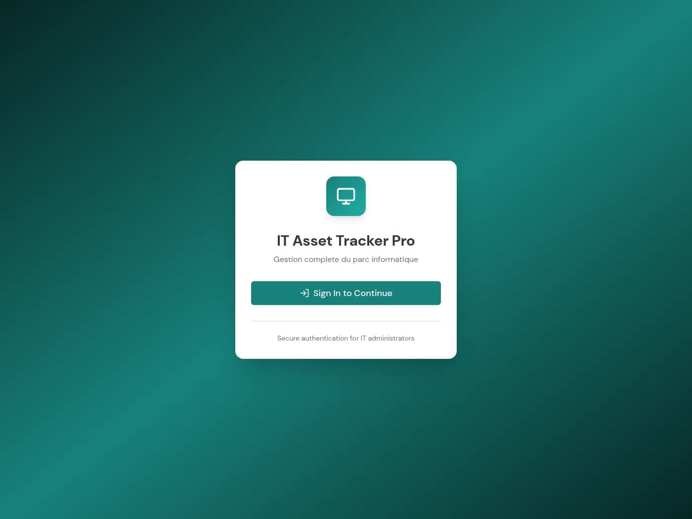 IT Asset Tracker Pro