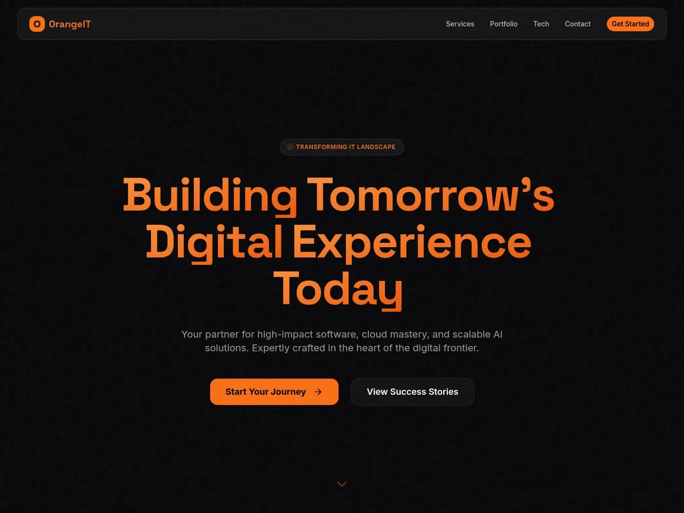 OrangeIT Agency Site