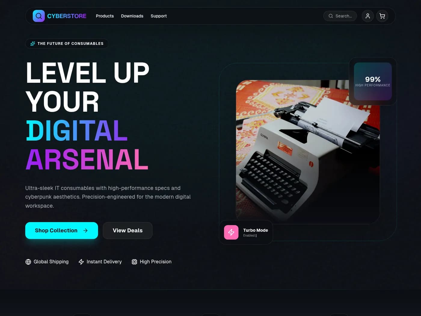 Stylish IT Storefront