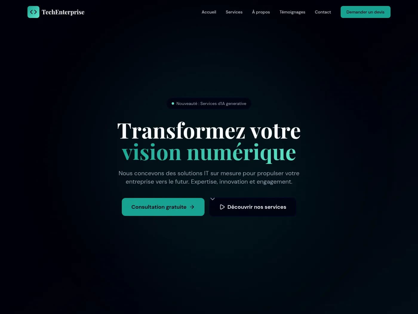 TechEnterprise Web Portal