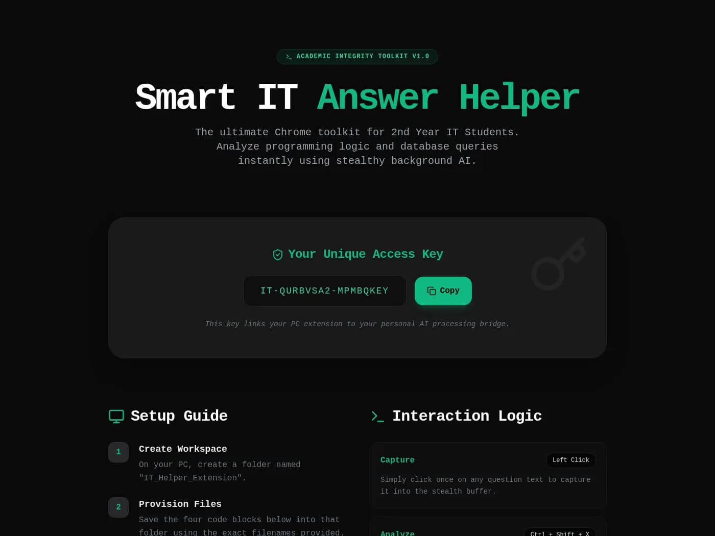 Smart IT Answer Helper