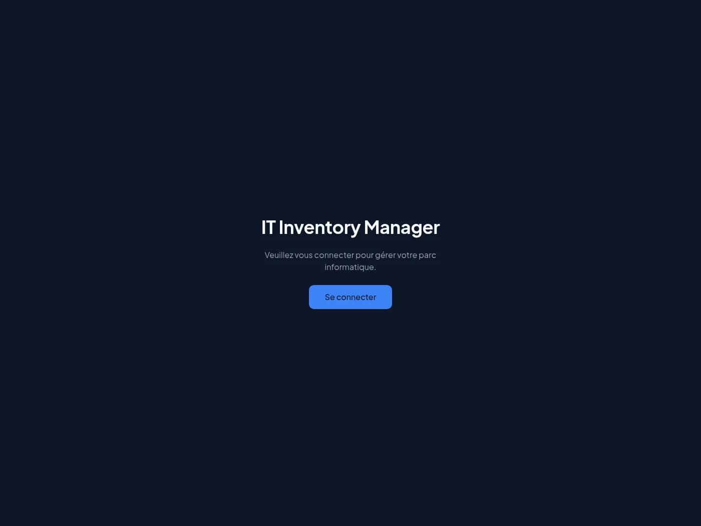 IT Inventory Manager