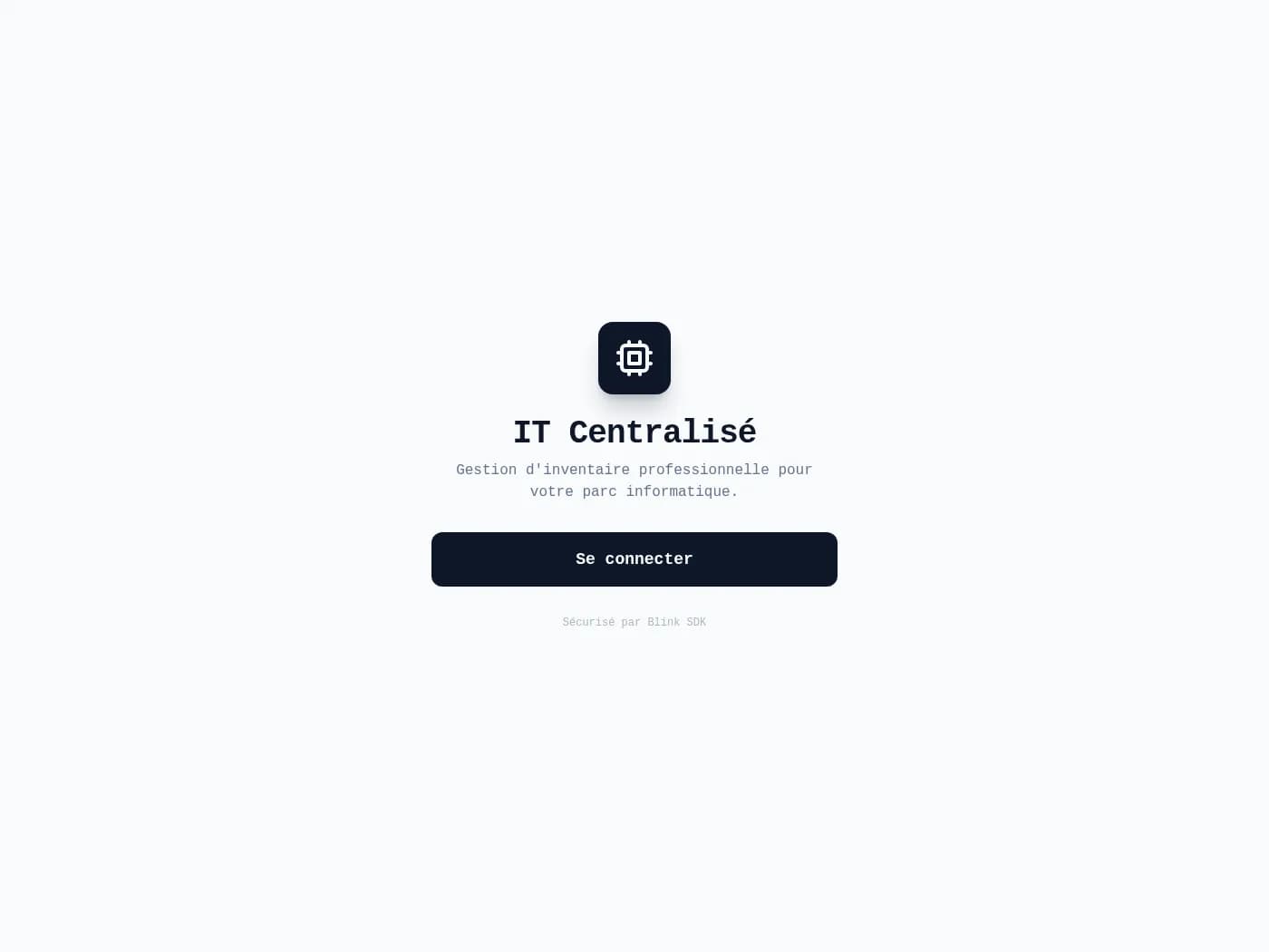 Inventaire IT Centralisé