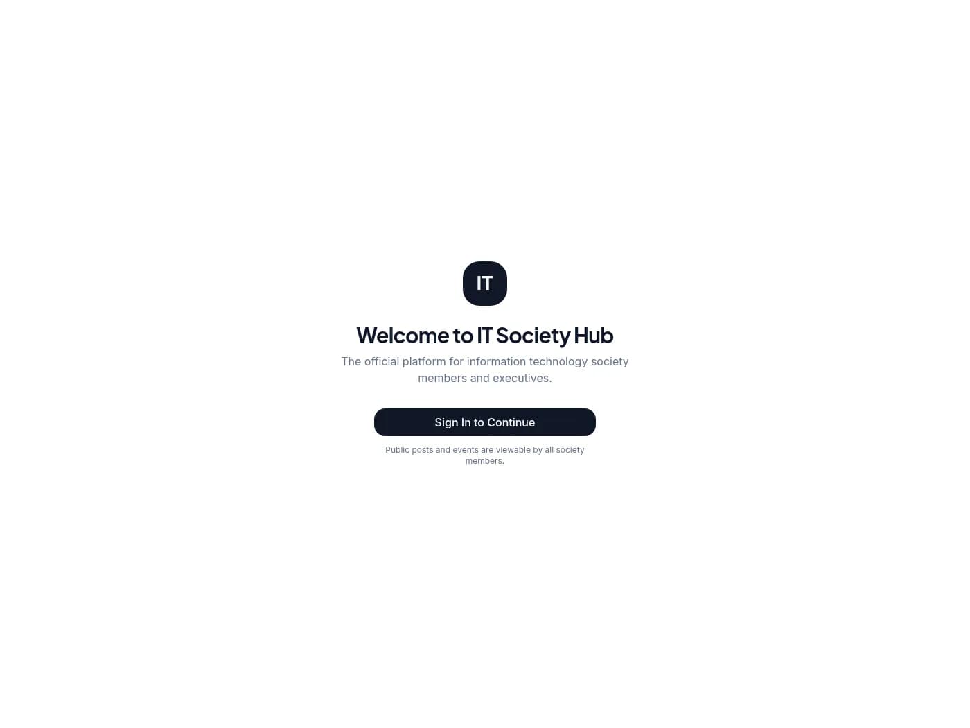 IT Society Hub