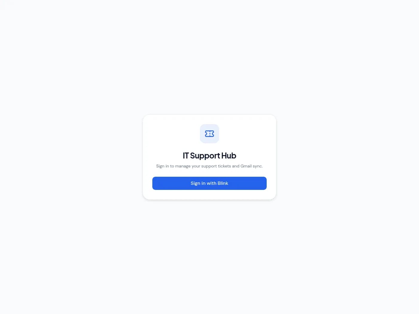 IT Support Ticket Hub