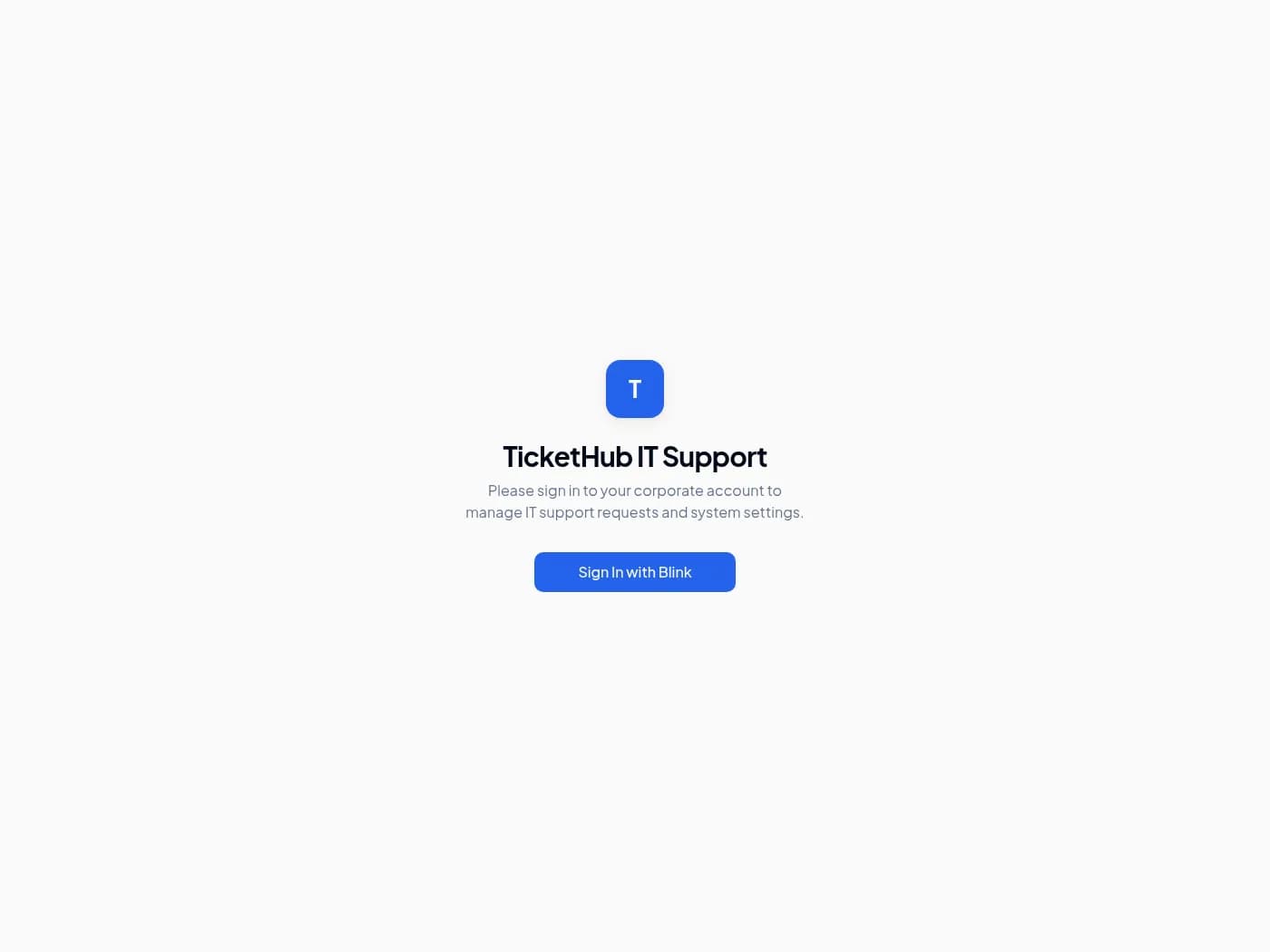 TicketHub IT Support