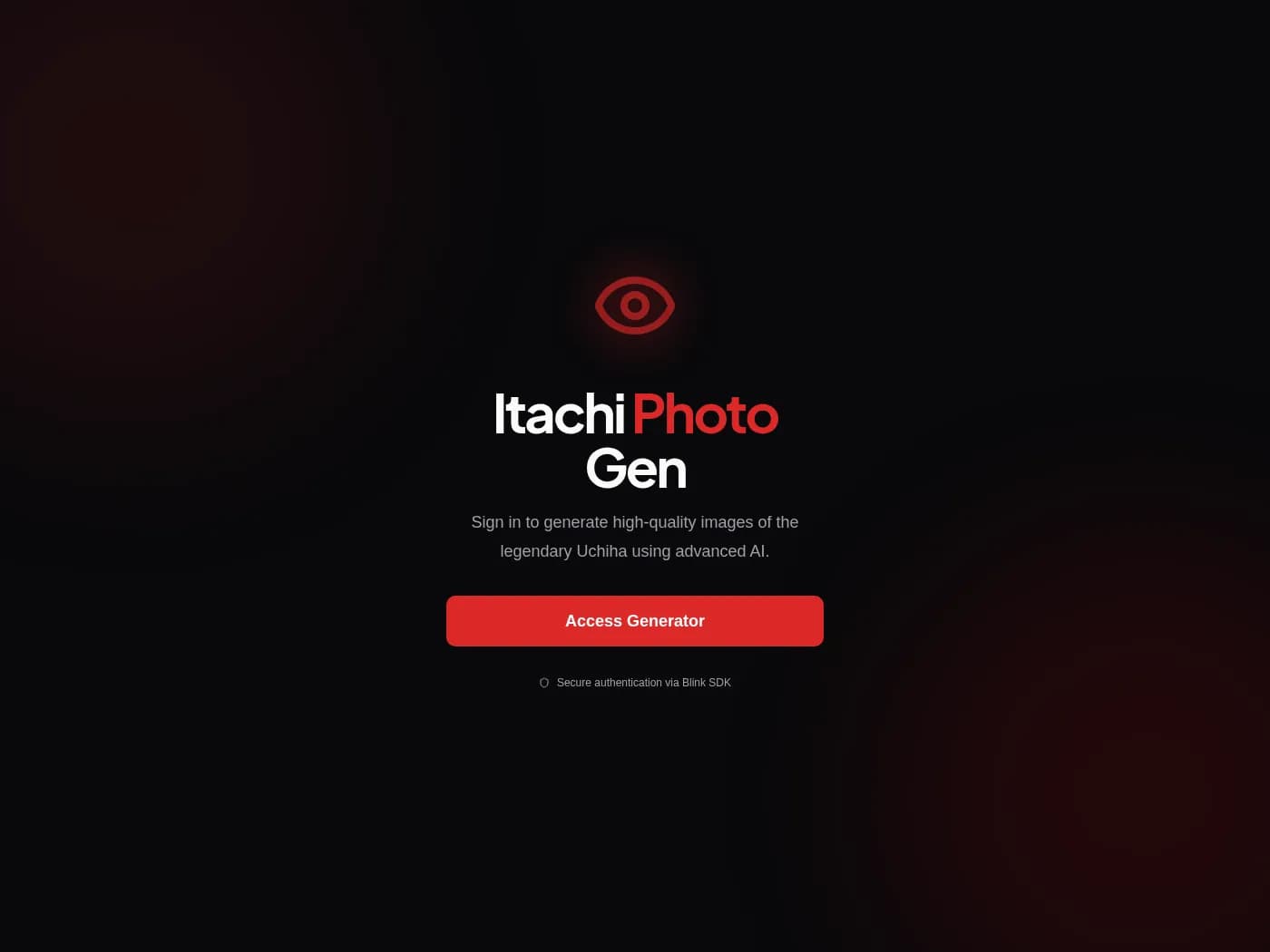 Itachi Photo Generator