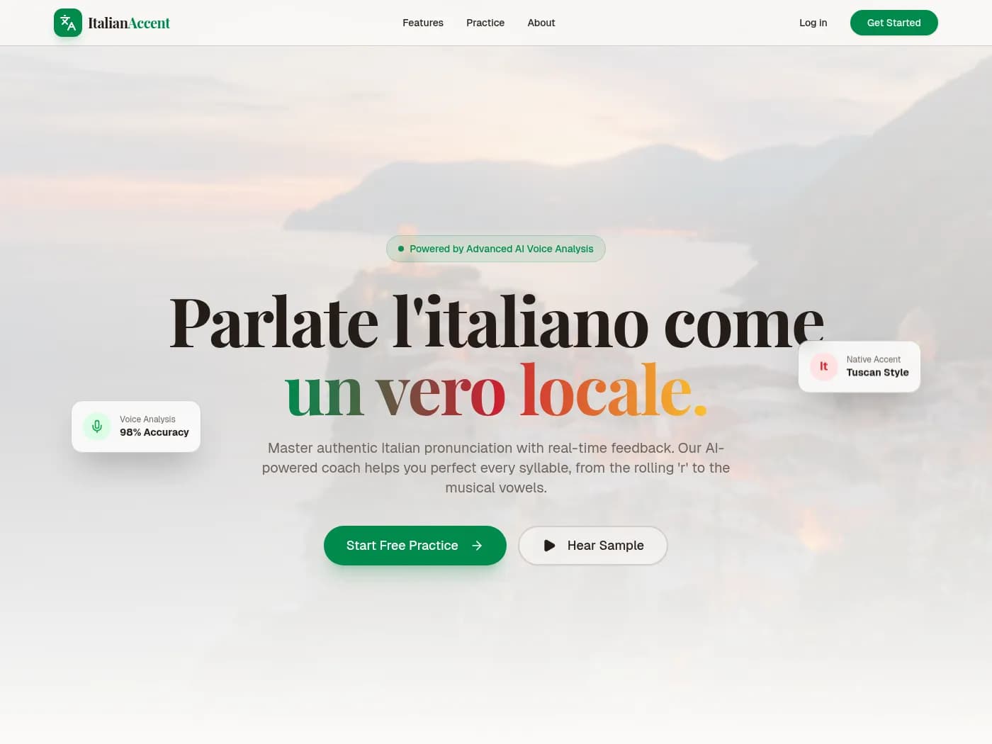 Italian Accent Coach