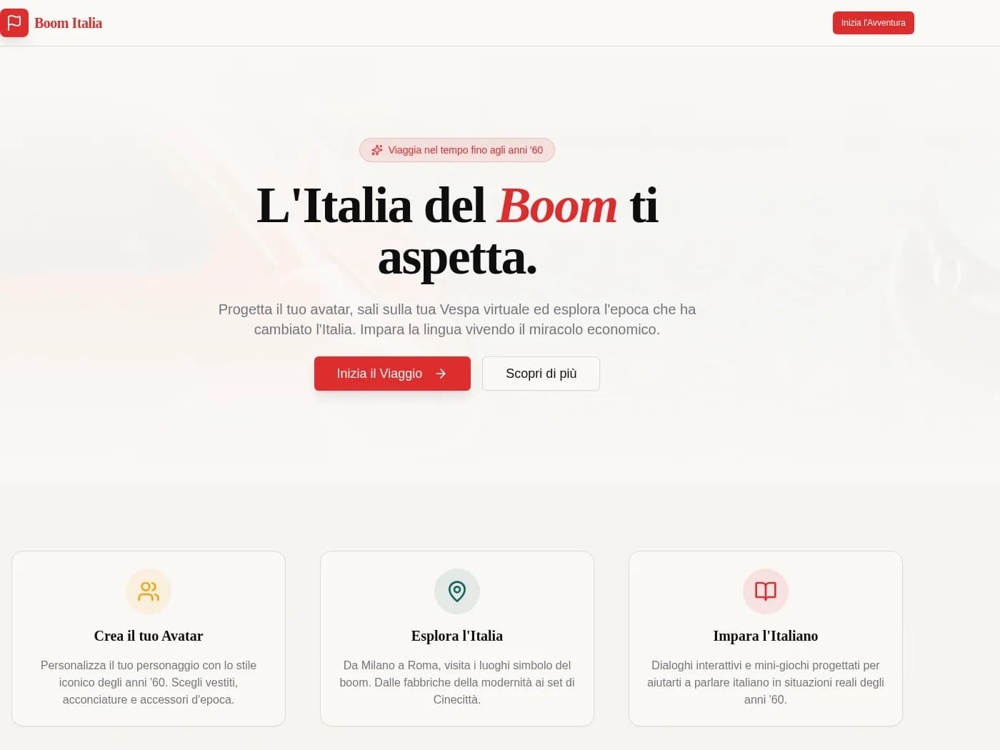 Boom Italia Adventure