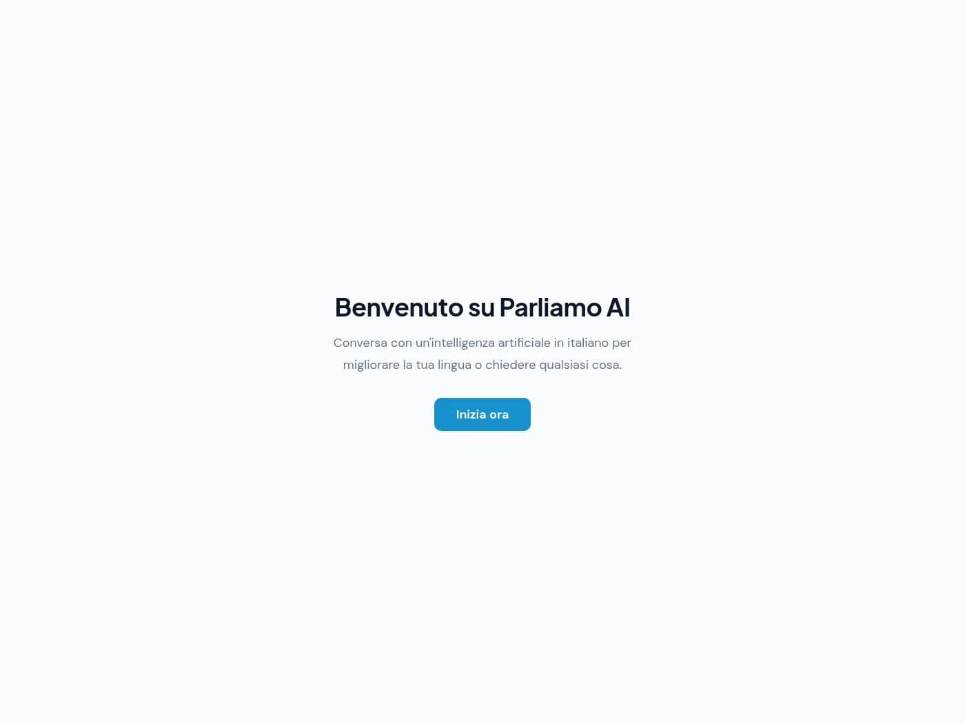 Parliamo AI Chat