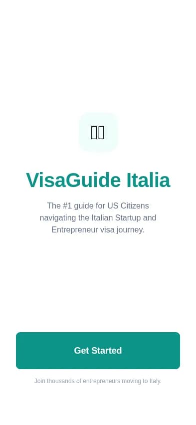 VisaGuide Italia App