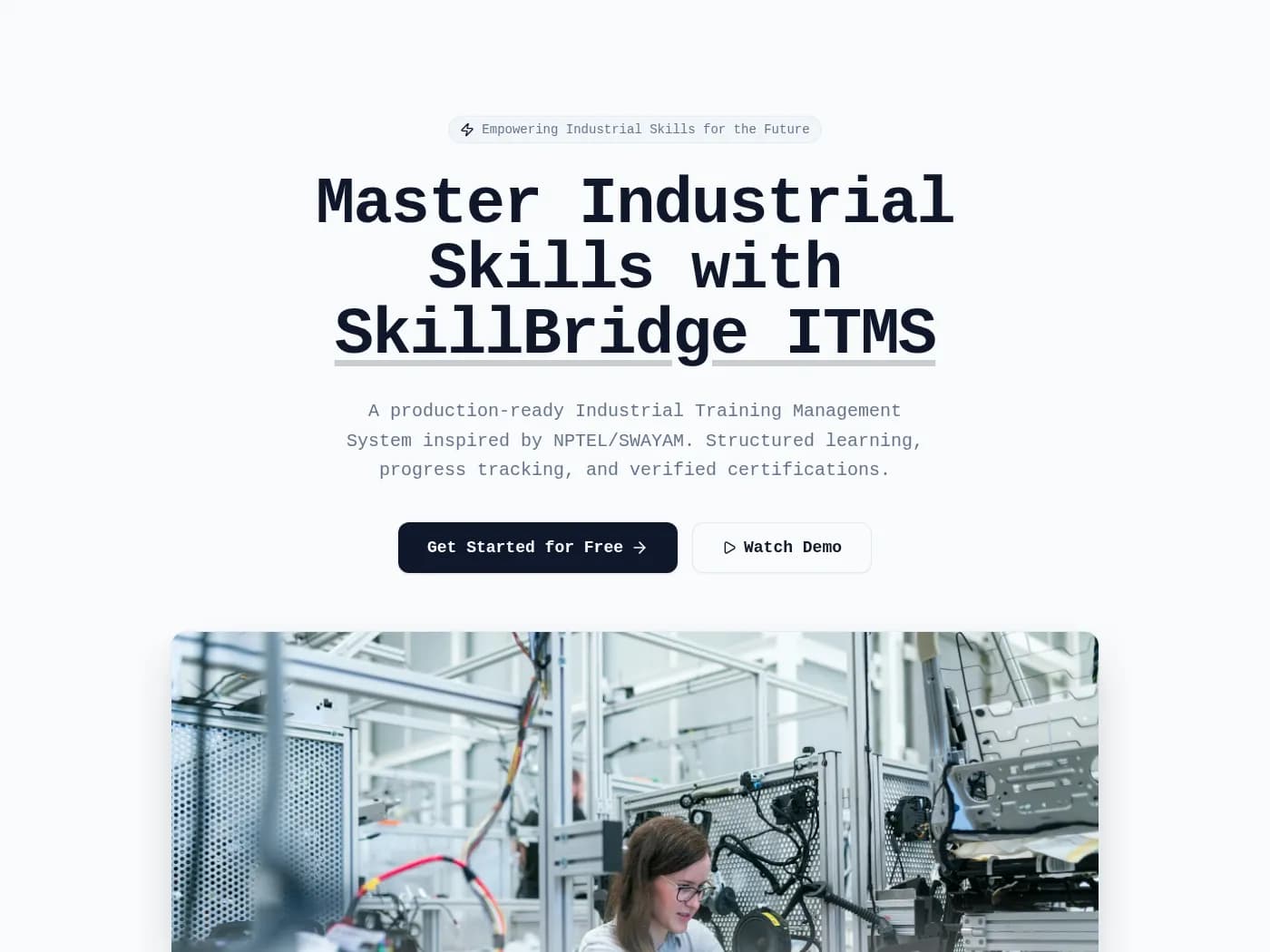 SkillBridge ITMS