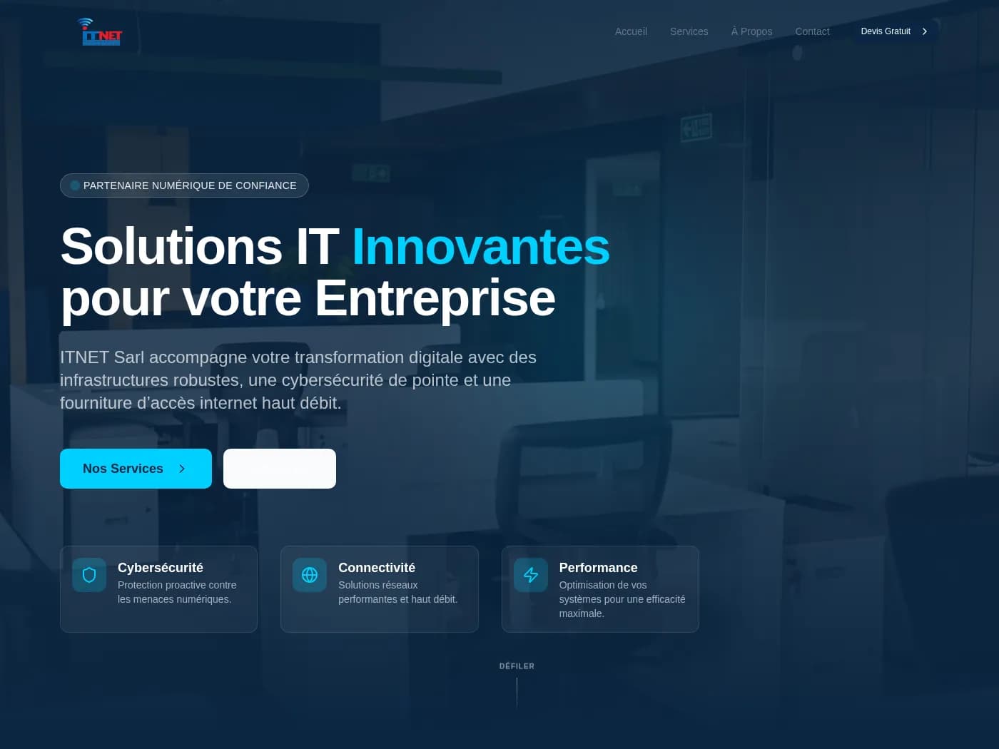 ITNET Sarl Services Site