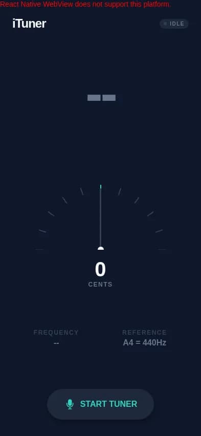 iTuner Minimal iOS App