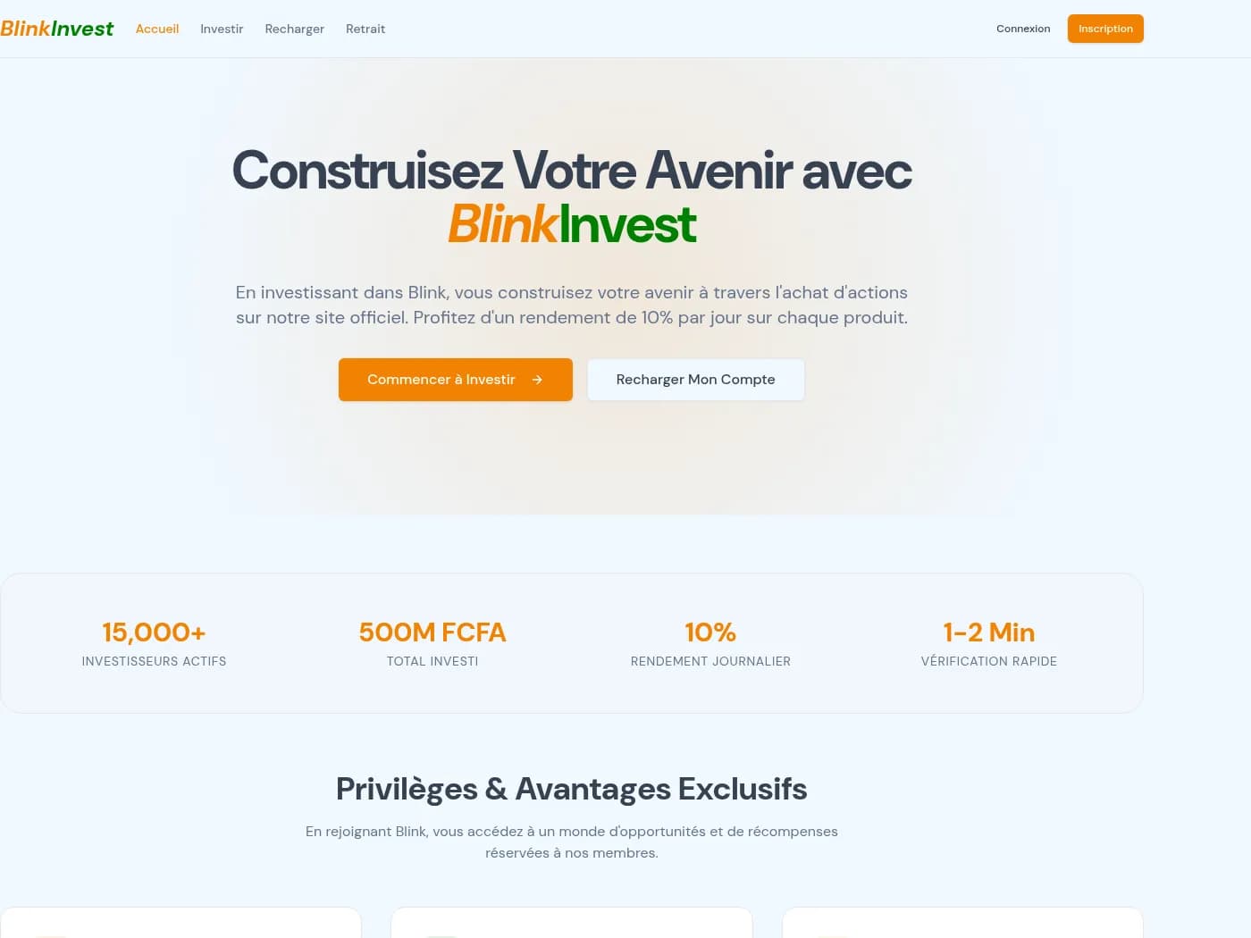 Ivoire Invest Platform