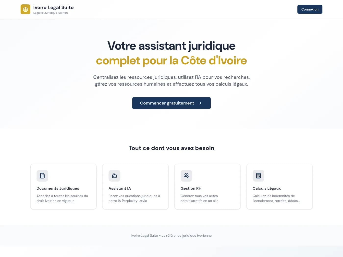 Ivoire Legal Suite