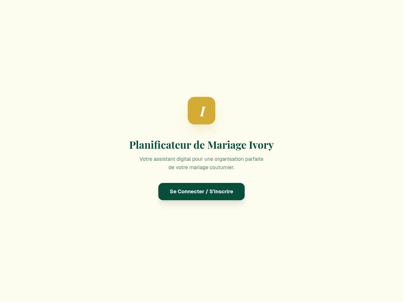 Ivory Wedding Planner