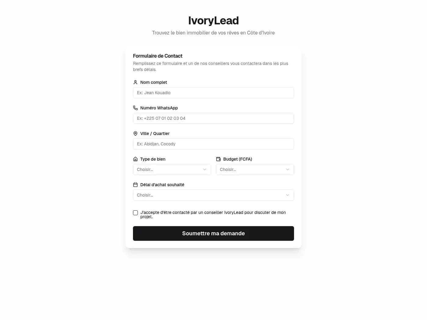 IvoryLead Manager